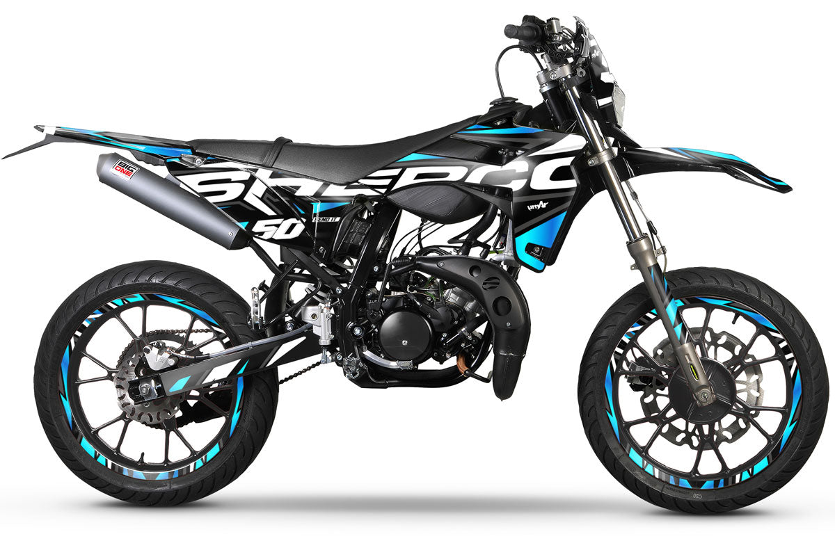 Kit déco Sherco SM Vision - Design clair et moderne pour supermotard 50cc – armysctv