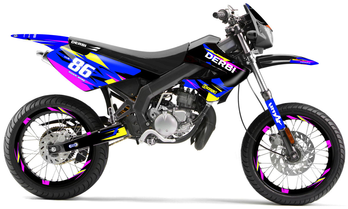 Kit déco 50cc Derbi Senda xtreme 2006-2010 Army Tacker – armysctv