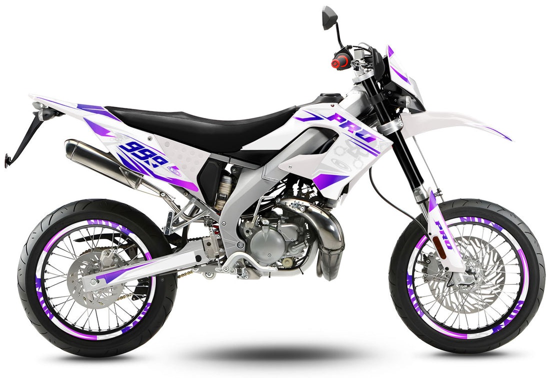 Graphic decals Derbi DRD Pro Cold - Icy and modern design for 50cc ...