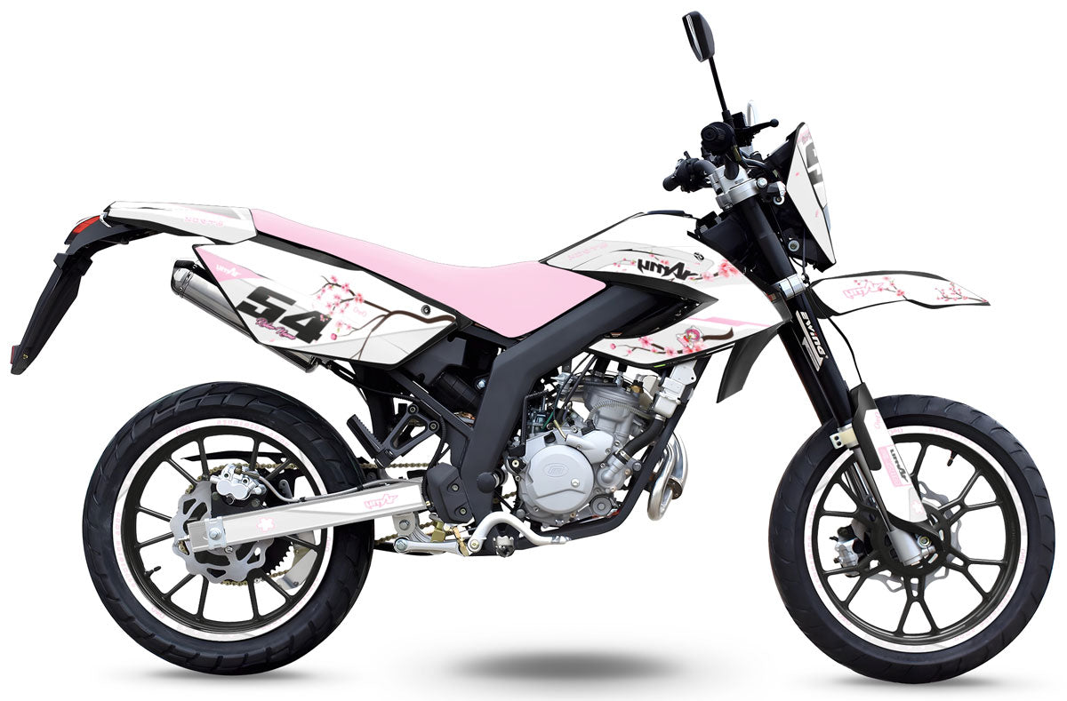 Graphic decals Masai Razer 50 SM Army Sakura - Floral and energetic ...