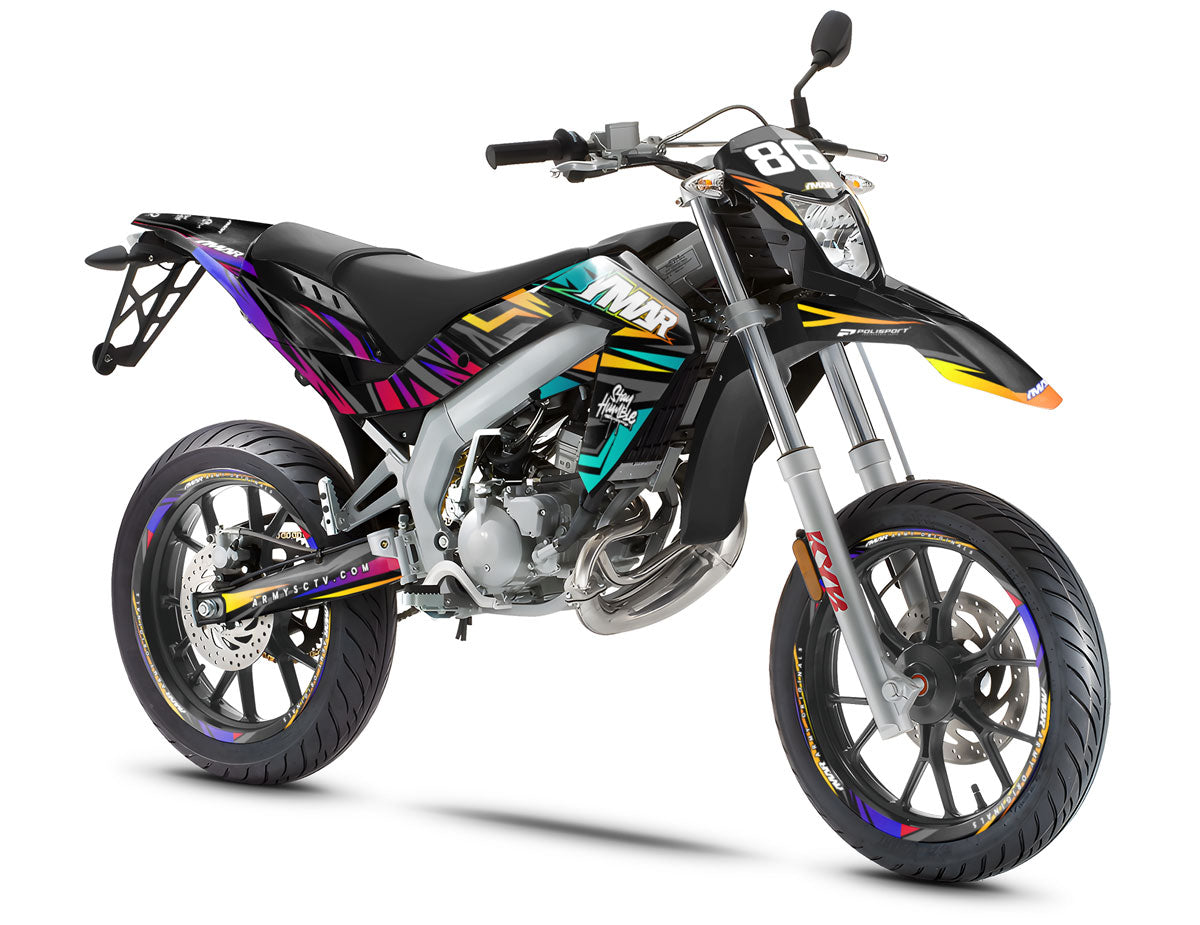 Graphic decals Aprilia 50 SX Eclipse (2006-2017) - Dark and ...