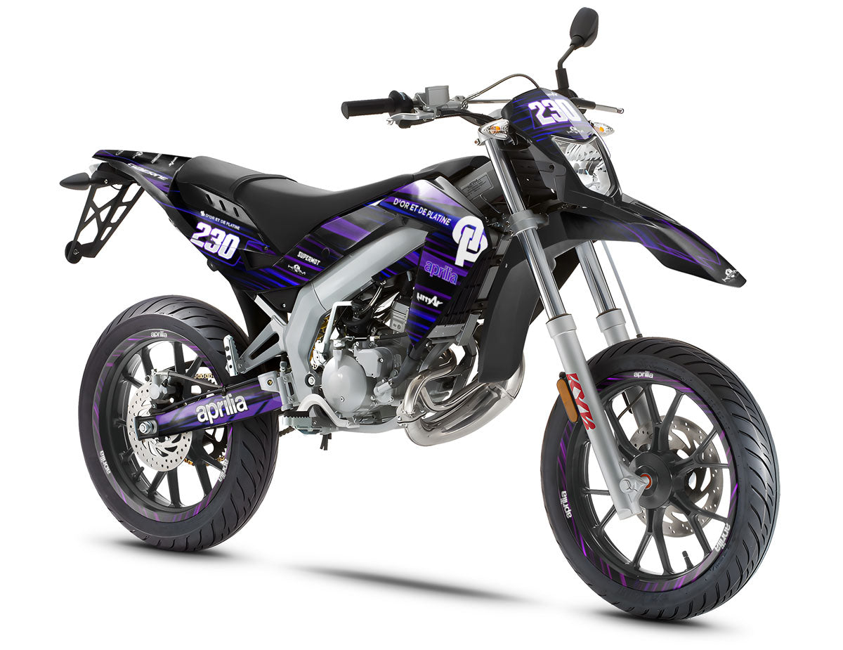 Kit déco 50cc Aprilia 2006-2017 D'or et de platine – armysctv
