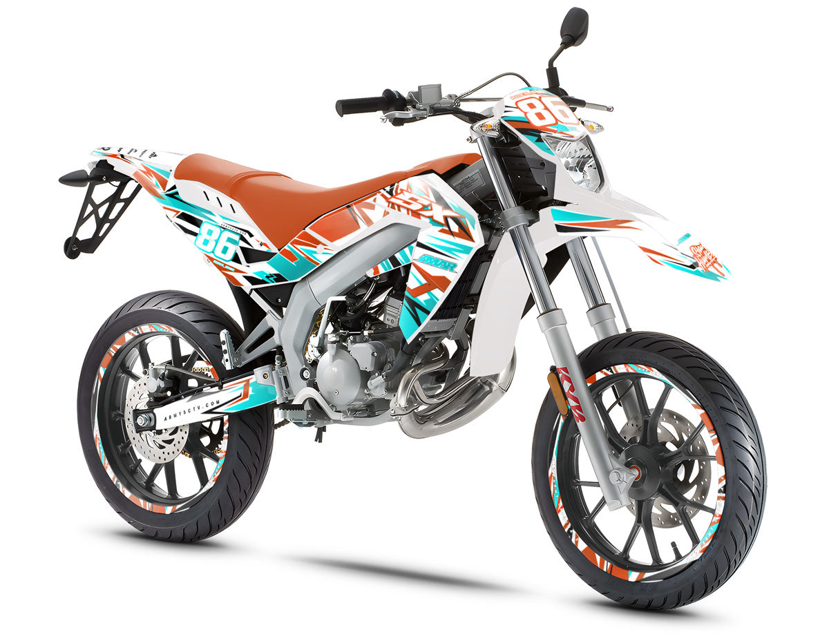 Deko-set Aprilia SX 50cc Tacker - Robuster und dynamischer Stil für ...