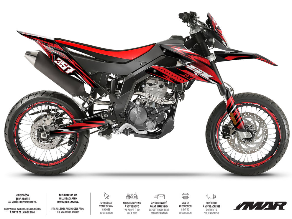 Graphic decals Aprilia SX 125cc Dream (2018-2023) - Dreamlike and ...