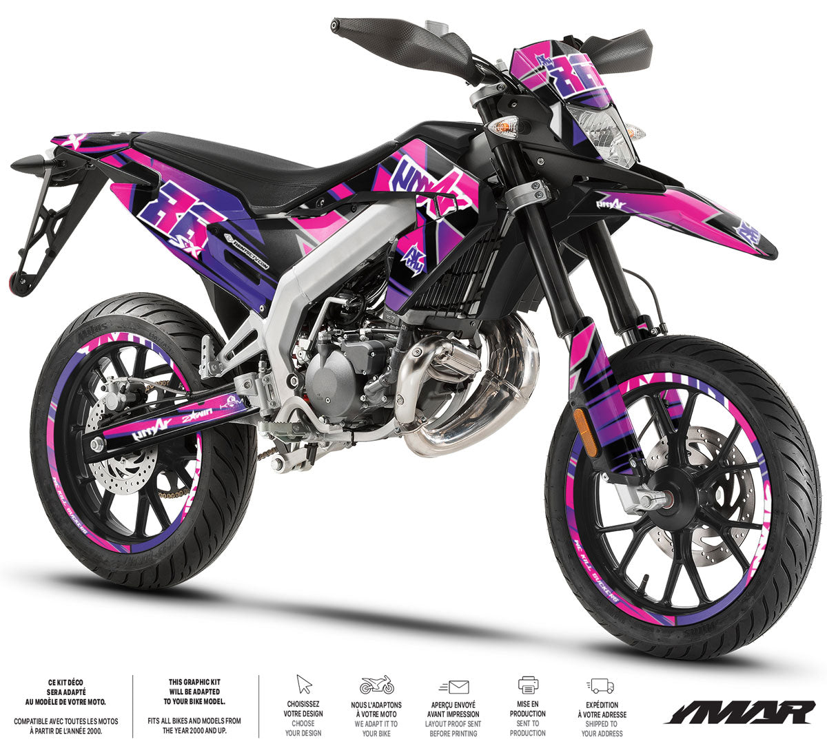 Kit Pegatinas 50cc Aprilia SX/RX Army Hind - Fuerza y Audacia – armysctv