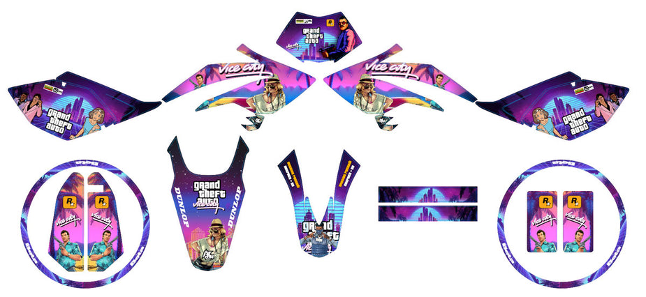Kit déco 50cc Beta RR 2006-2010 GTA Vice City – armysctv