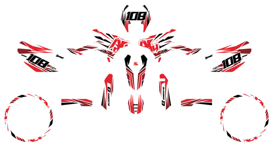 Graphic decals 50cc Beta 2011-2020 Electrify – armysctv