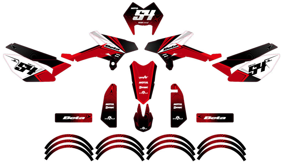 Graphic decals 50cc Beta 2011-2020 Orion – armysctv