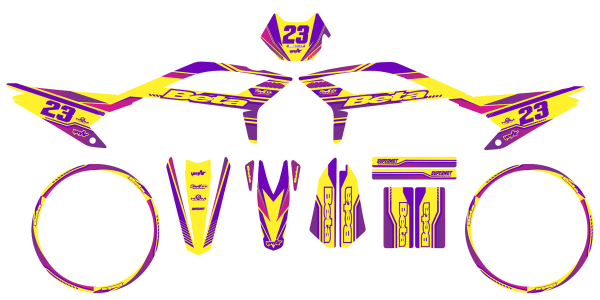 Graphic decals 50cc Beta RR 2021-2024 Art – armysctv
