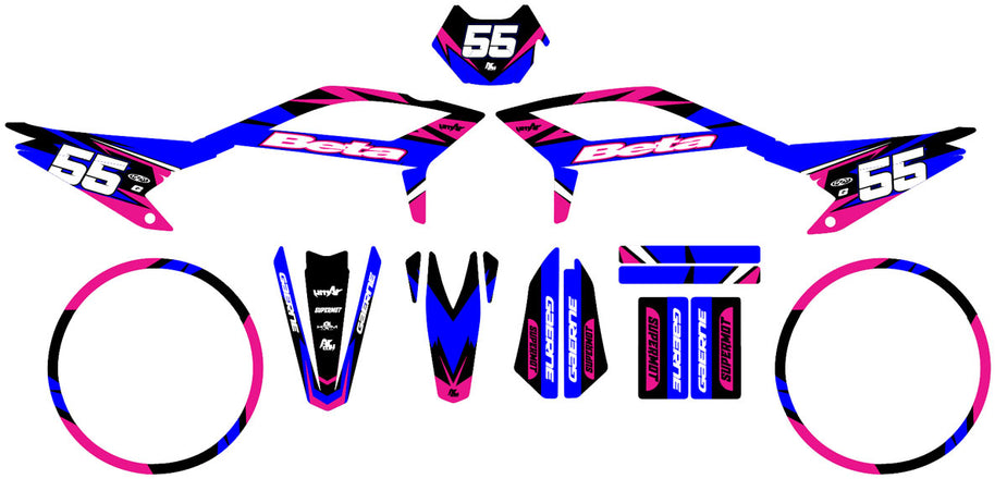Graphic decals 50cc Beta RR 2021-2024 Stream – armysctv