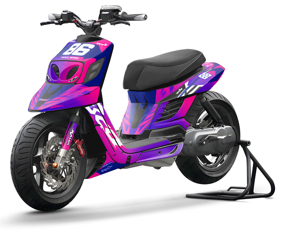 Graphic decals MBK Booster RX BCD / Yamaha BW's RX BCD Army Blast ...