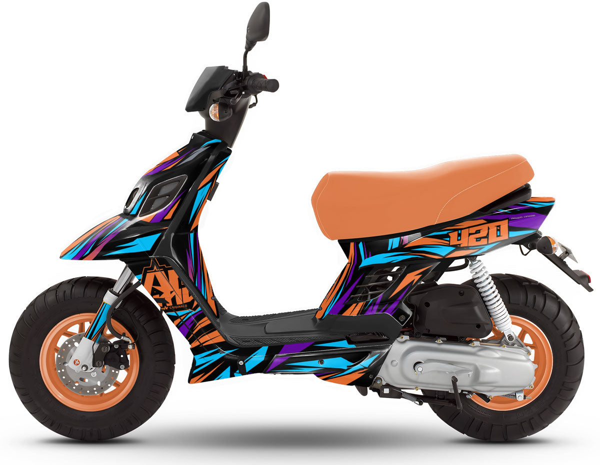 Kit déco 50cc MBK Booster / Yamaha BW's RX BCD Electrify – armysctv