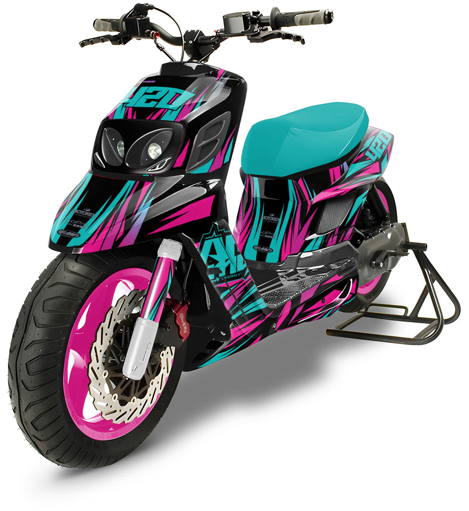 Graphic decals 50cc MBK Booster / Yamaha BW's RX BCD Electrify – armysctv