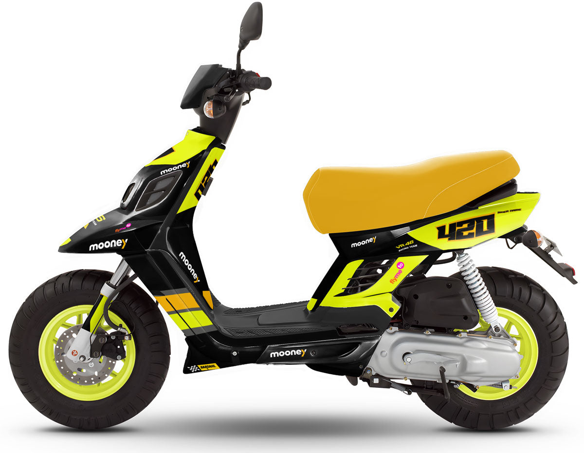 Kit déco 50cc MBK Booster / Yamaha BW's RX BCD Replica Racing – armysctv