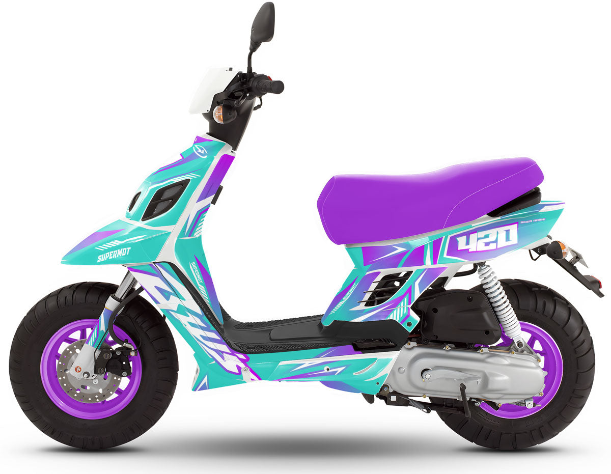 Kit déco 50cc MBK Booster / Yamaha BW's RX BCD MX Sky – armysctv