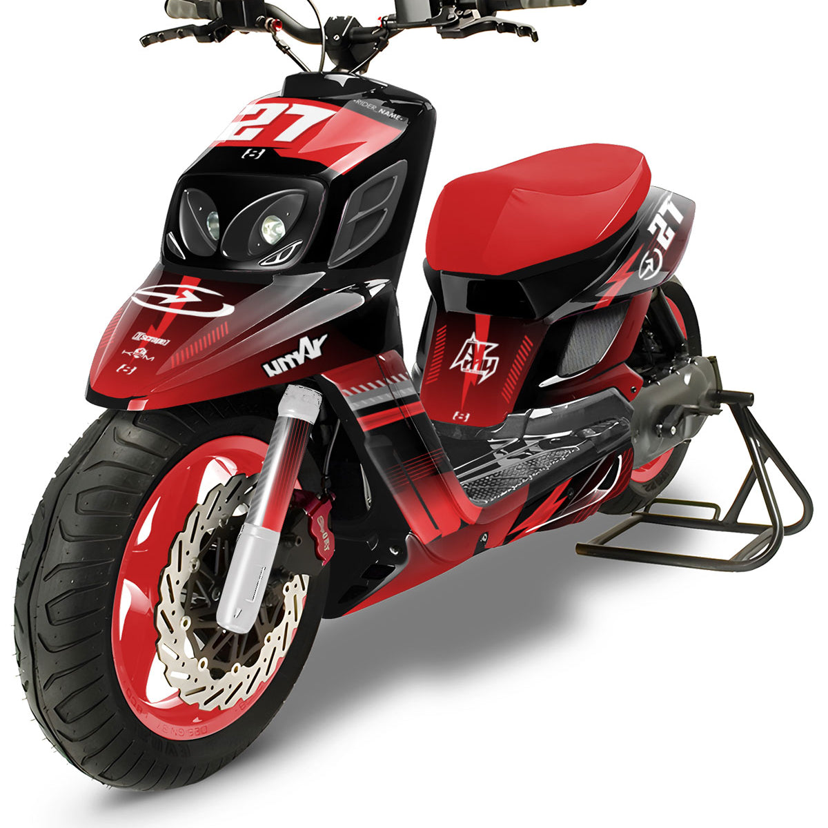 Graphic decals 50cc MBK Booster / Yamaha BW's RX BCD Seventh – armysctv