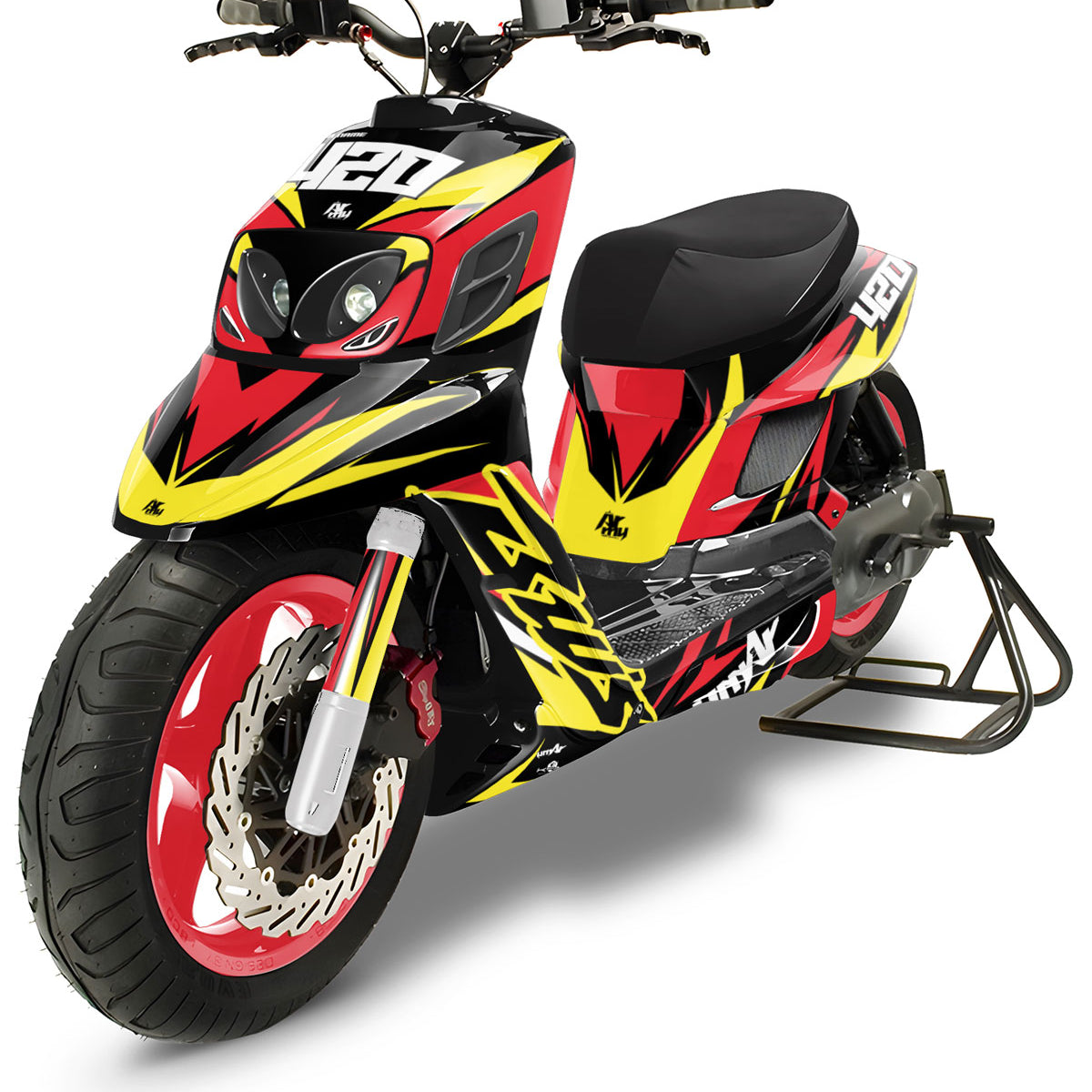 Graphic decals 50cc MBK Booster / Yamaha BW's RX BCD Stream – armysctv