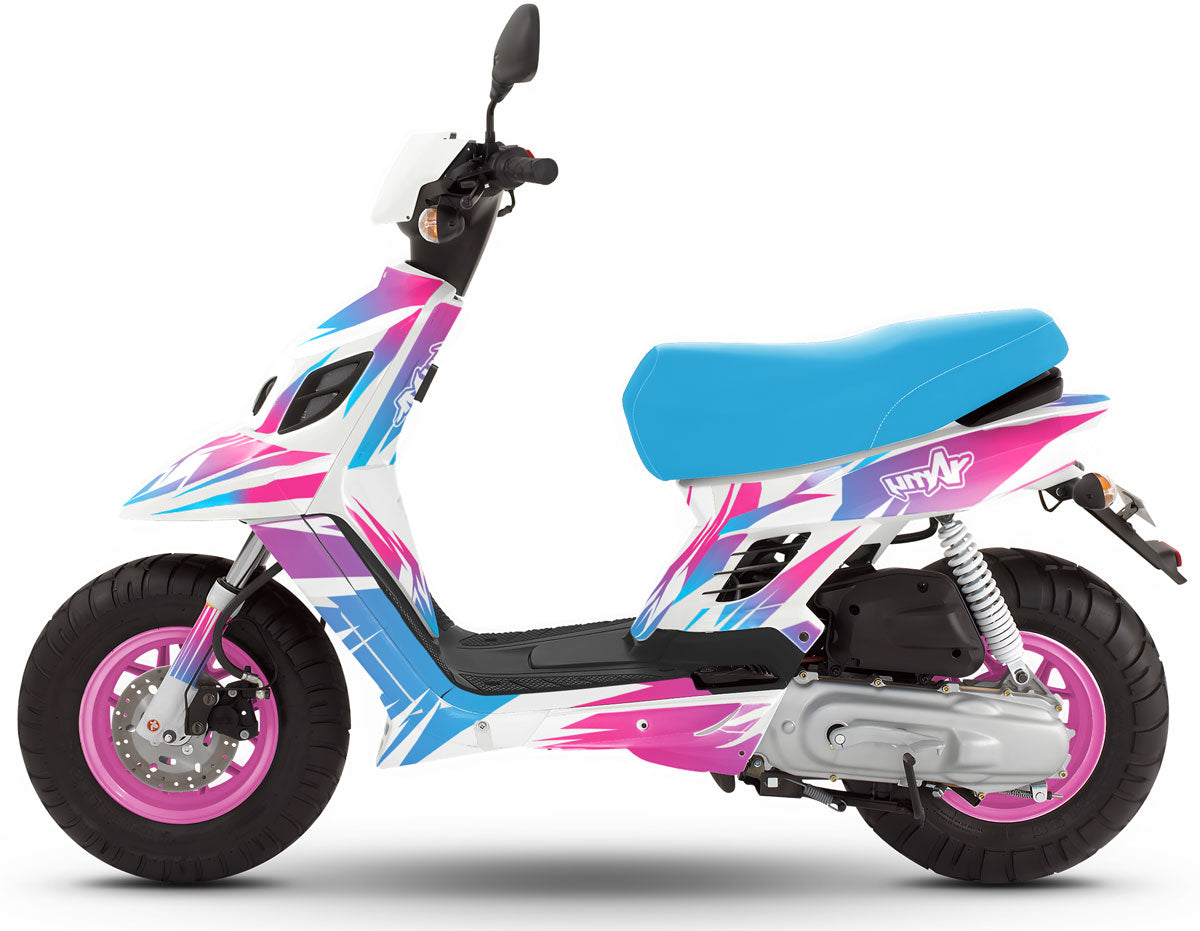 Graphic decals MBK Booster RX BCD / Yamaha BW's RX BCD X-Fast - Fast and impactful look for 50cc ...