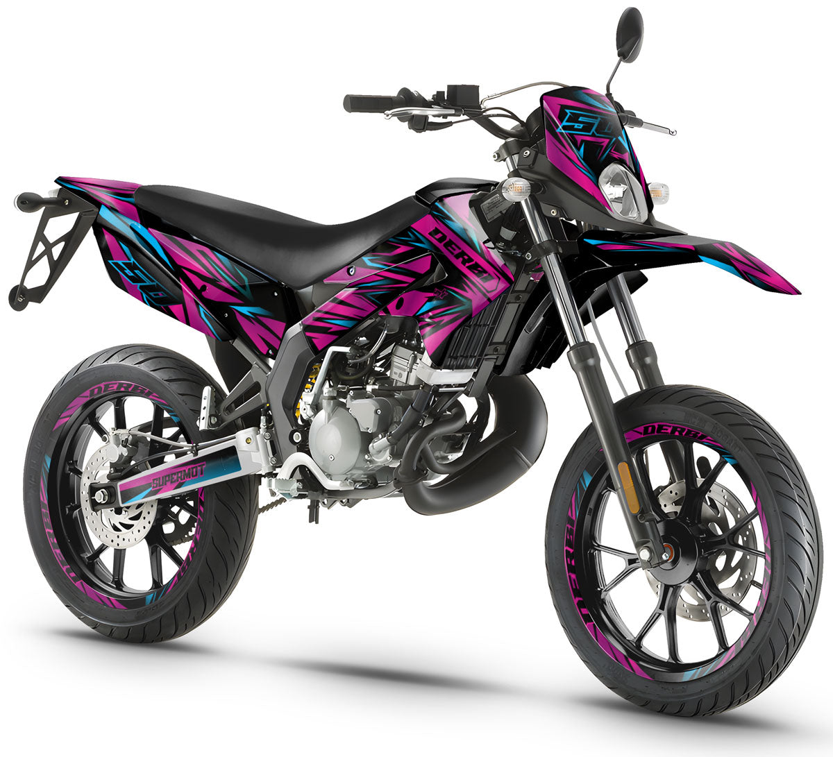 Graphic decals Derbi Senda 50cc SM 2011-2017 Metalstyle – armysctv