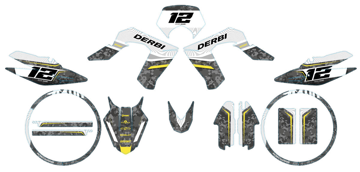Derby DRD Pro 2006-2014 Warfare Graphic decals – armysctv