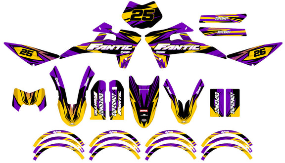 Kit déco Fantic XM 50 Motard Scrambler - Look robuste et dynamique pour moto 50cc – armysctv