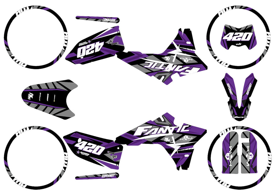 Kit déco 50cc Fantic XM/XMF 2023-2024 Frost – armysctv