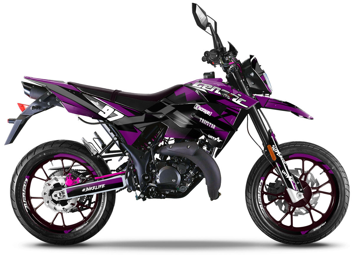 Kit Déco 50cc Generic Trigger SM Red Fast – Dynamisme Rouge et Style ...