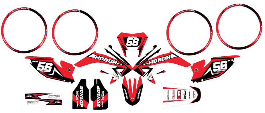 Graphic decals 50cc Honda HM Army Balls – armysctv