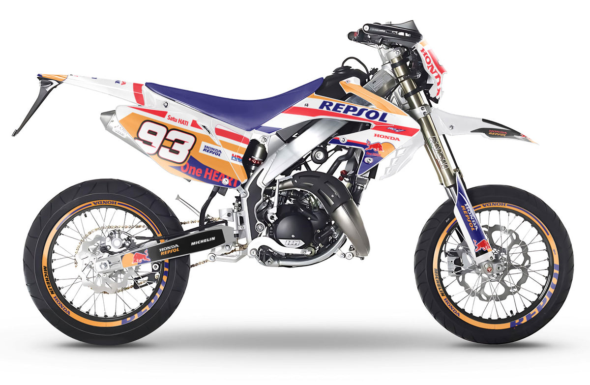 Graphic decals 50cc Honda HM Repsol Racing – armysctv