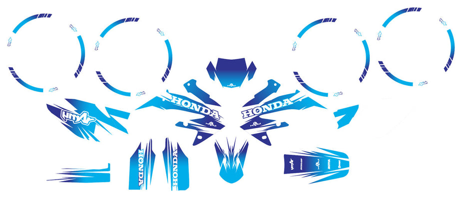 50cc Honda HM X-Fast Graphic decals – armysctv
