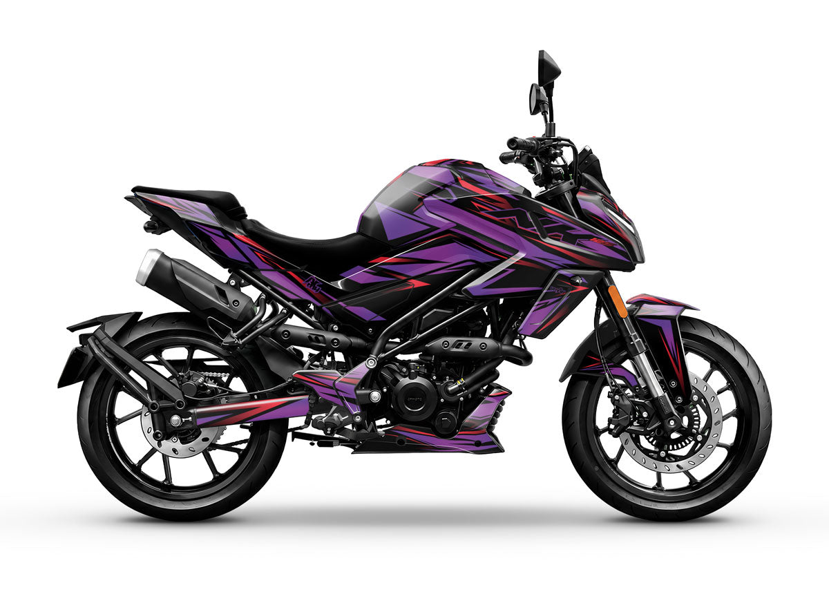 Kit de pegatinas CF Moto 125 NK (24-26) Estilo Metal | Look Armure ...