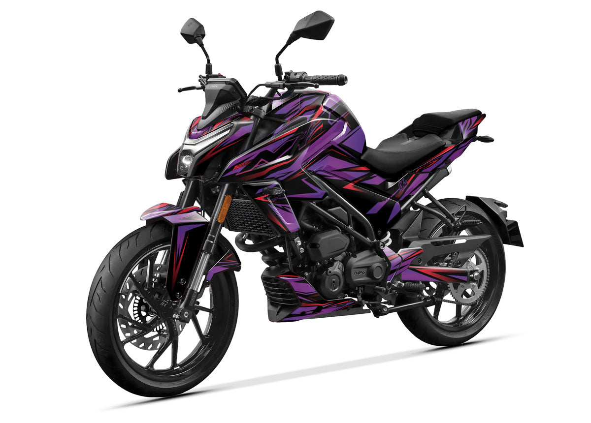 Kit de pegatinas CF Moto 125 NK (24-26) Estilo Metal | Look Armure ...