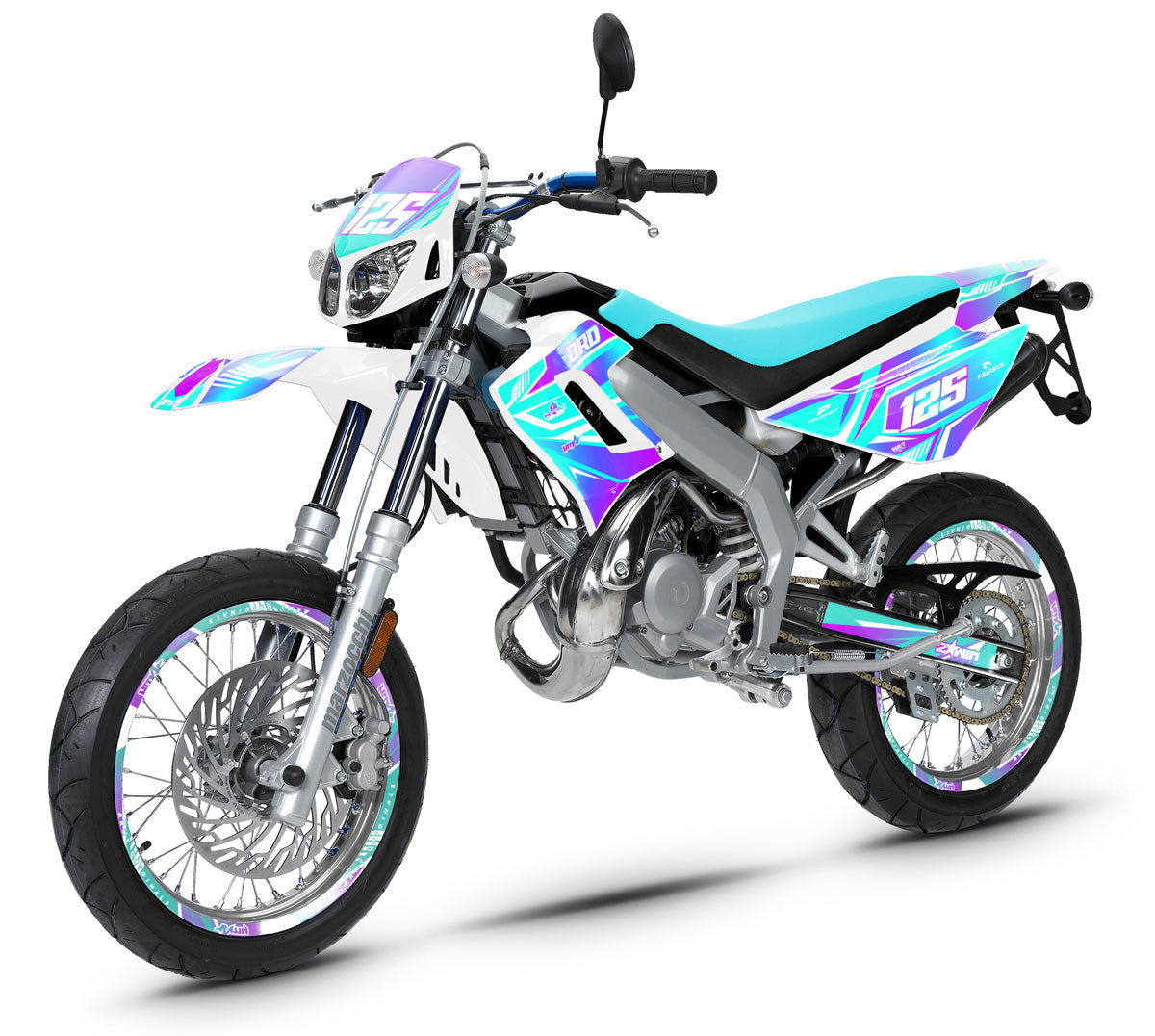 Kit Déco 50cc Derbi DRD Racing MX Sky - Le Ciel au Bout de Votre Moto ...