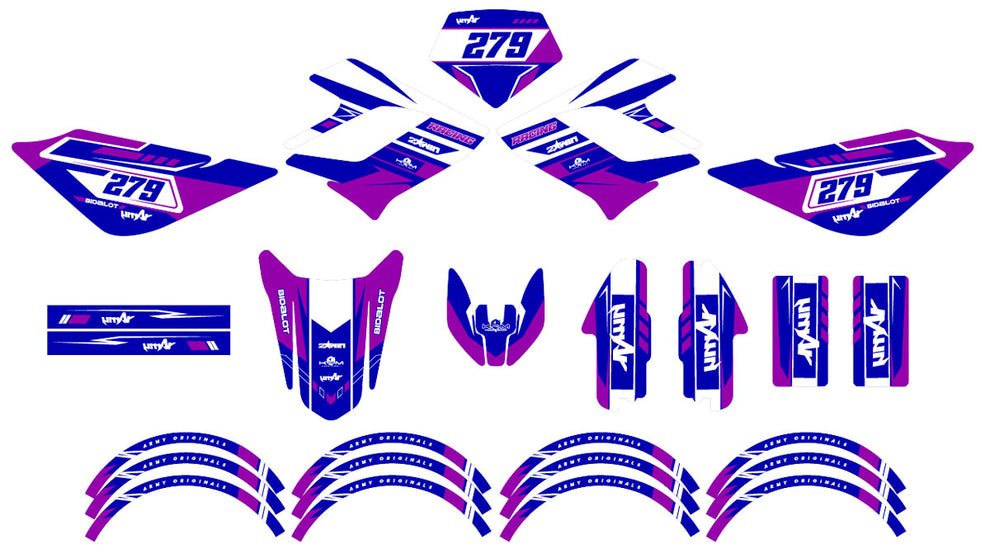 50cc Graphic decals Derbi DRD Racing Racing Style - Performance and ...