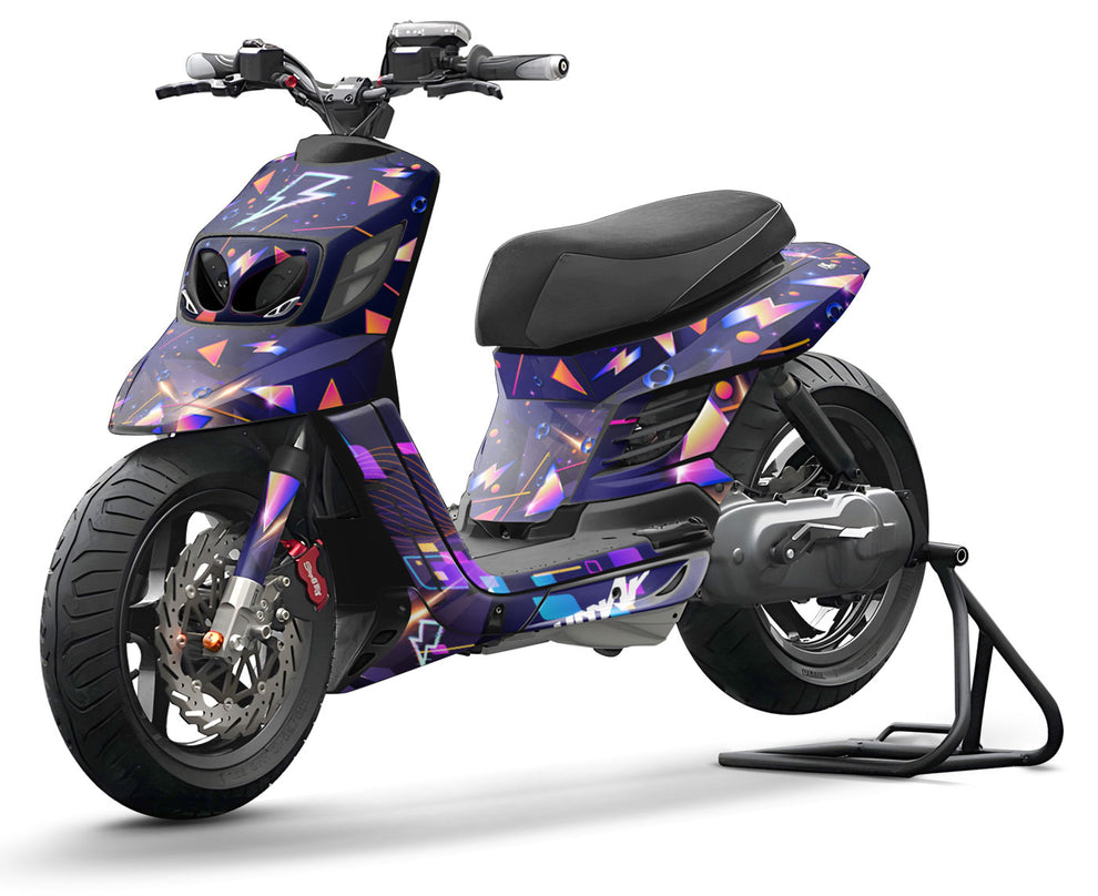 Graphic decals MBK Booster RX BCD / Yamaha BW's RX BCD Lightning - Bold ...