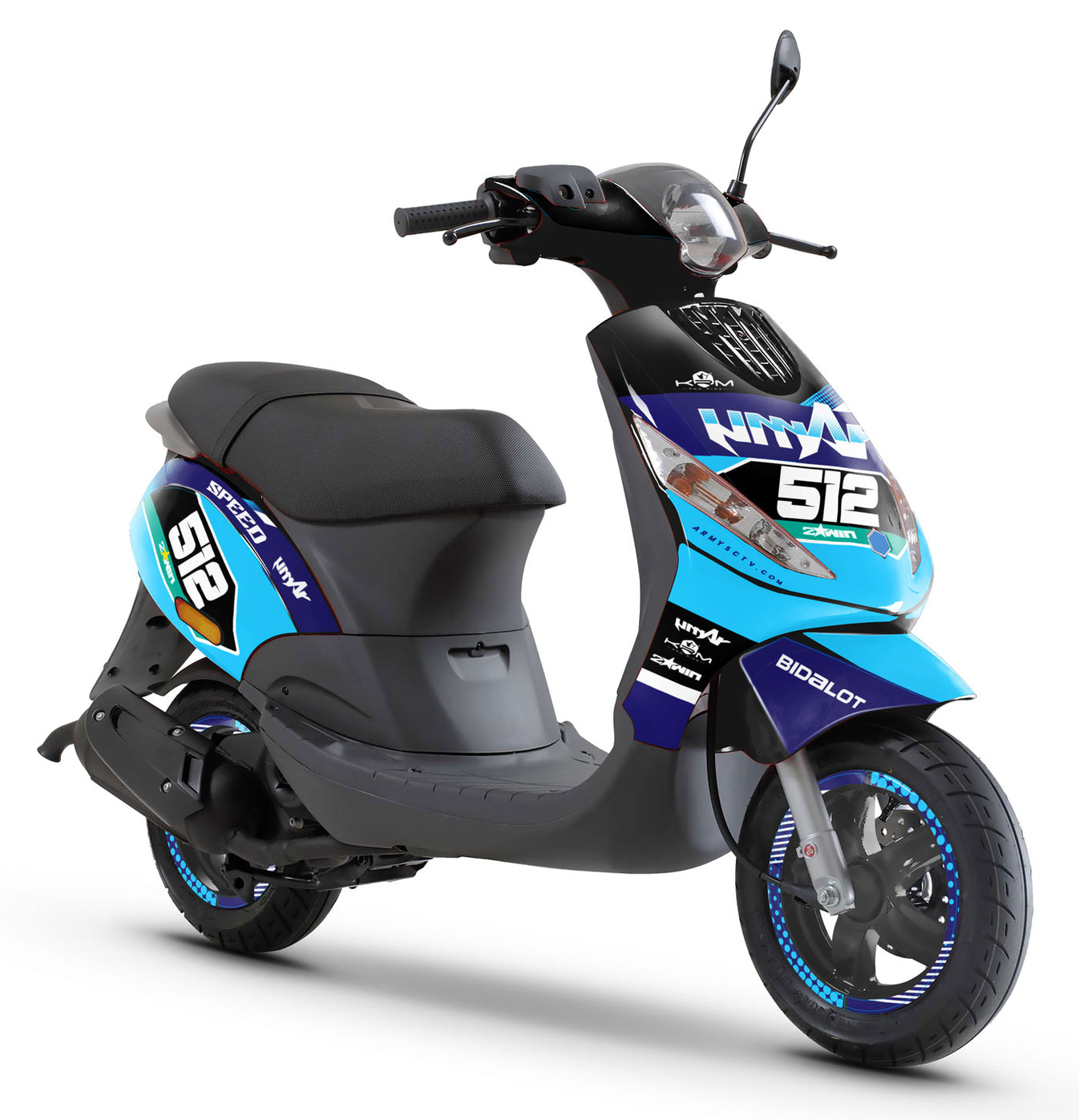 Graphic decals Piaggio Zip 50cc Hero (2000-2025) - Bold and heroic ...
