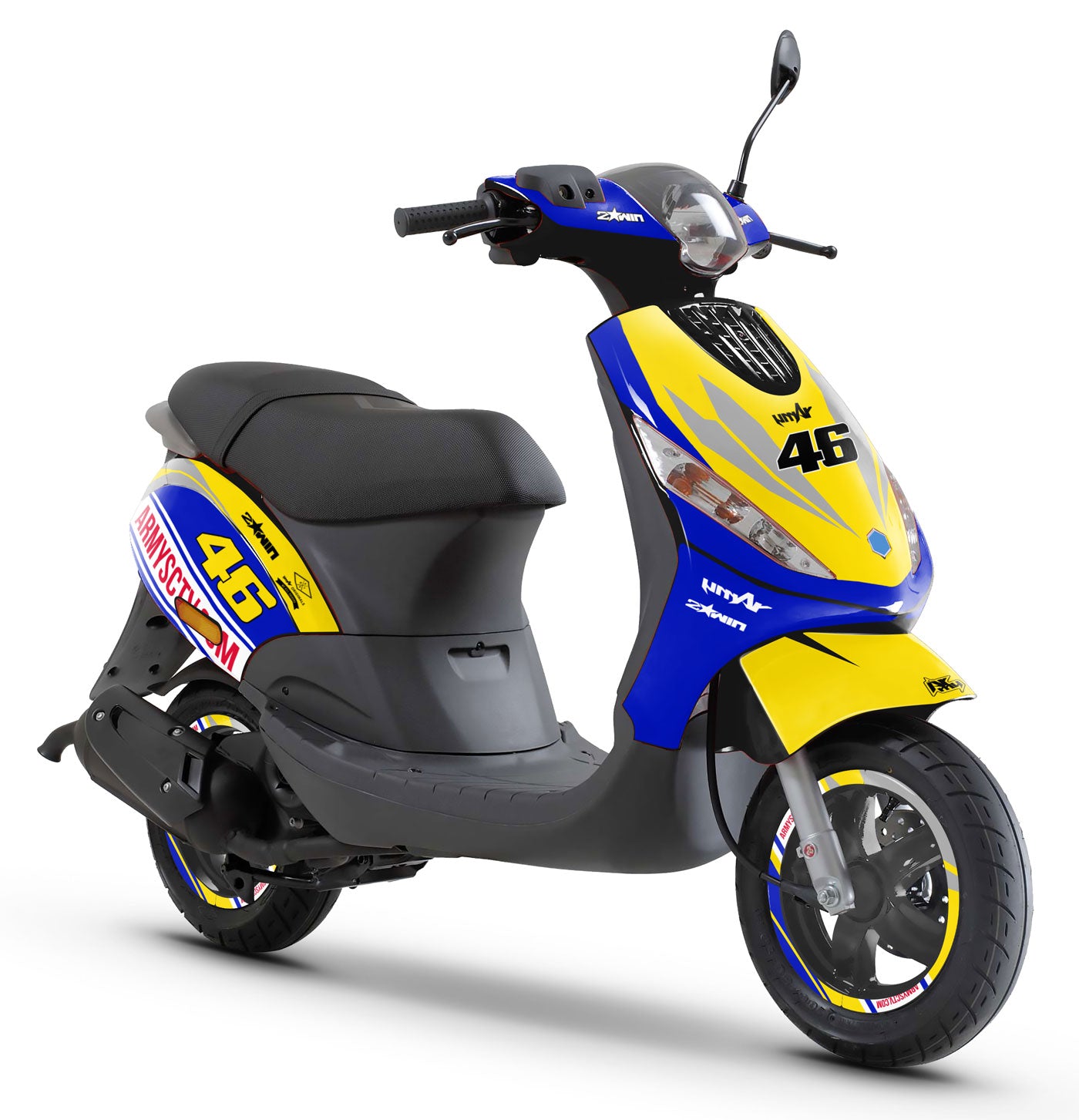 Kit déco Piaggio Zip 50cc Breil (2000-2025) - Style élégant et raffiné ...