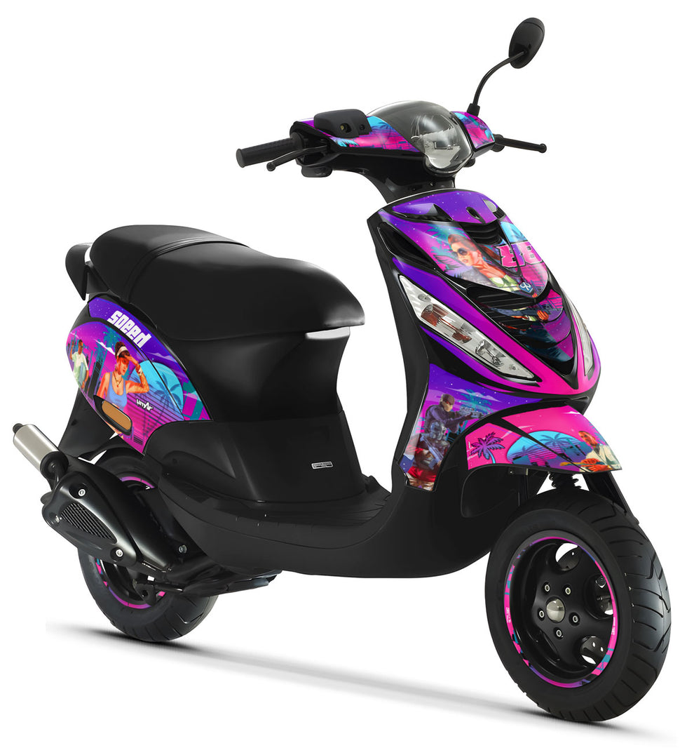 Graphics-kit Piaggio Zip SP2 (2001-2016) - Vice City Edition – armysctv