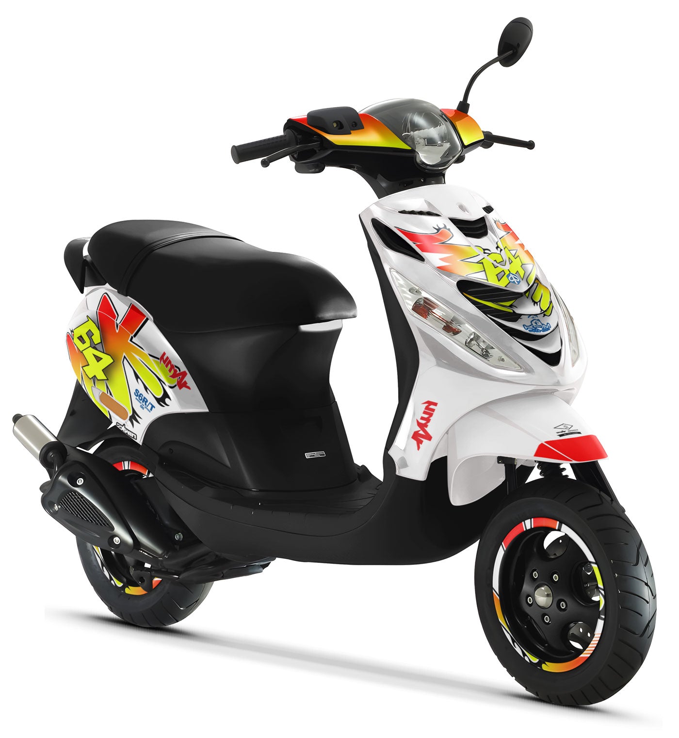 Graphics-kit Piaggio Zip SP2 (2001-2016) - Racing Style – armysctv