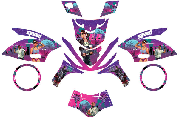 Kit Déco Piaggio Zip SP2 (2001-2016) - Vice City Edition – armysctv