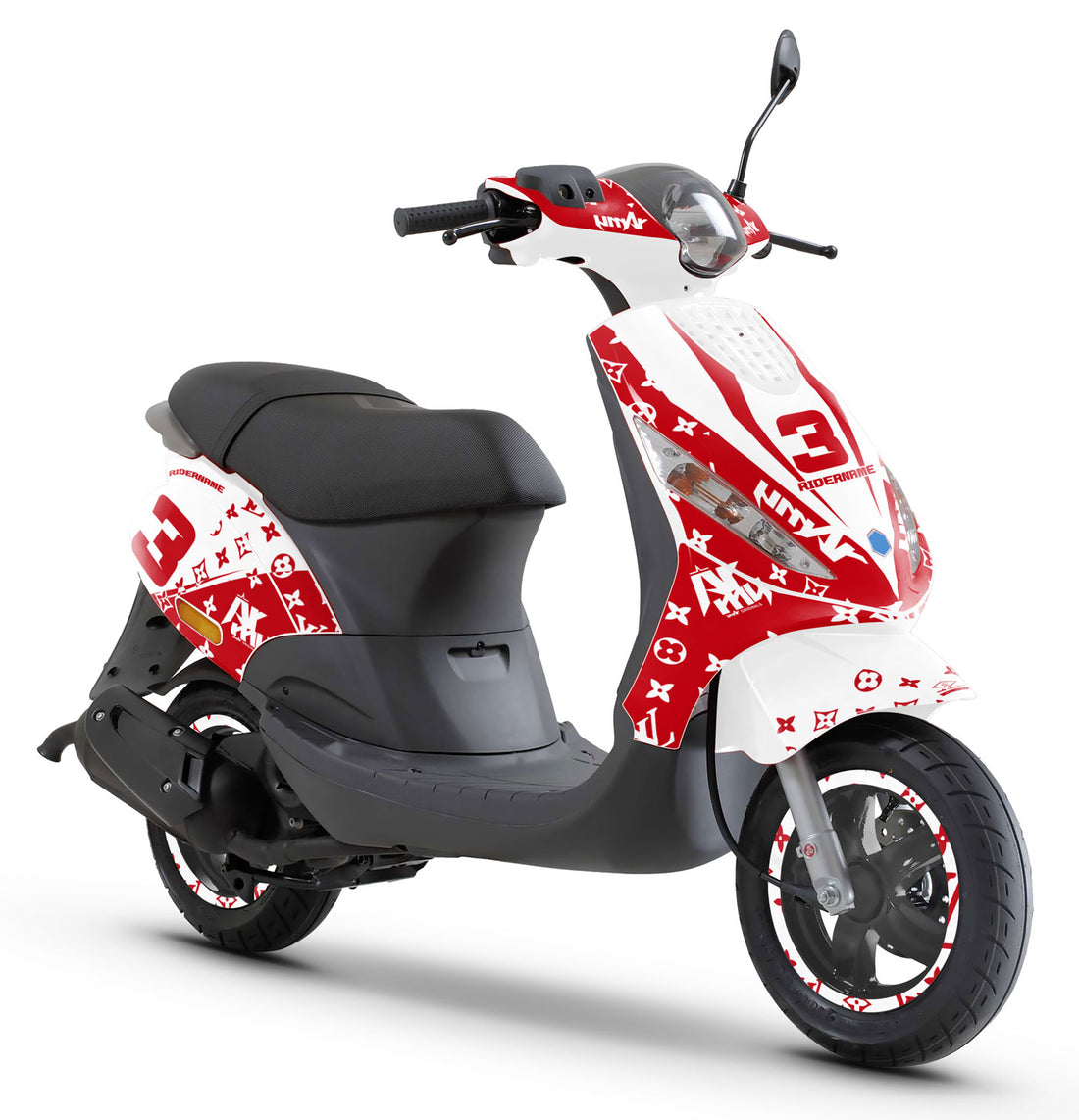 Graphic decals Piaggio Zip 50cc Supreme (2000-2025) - Premium and ...