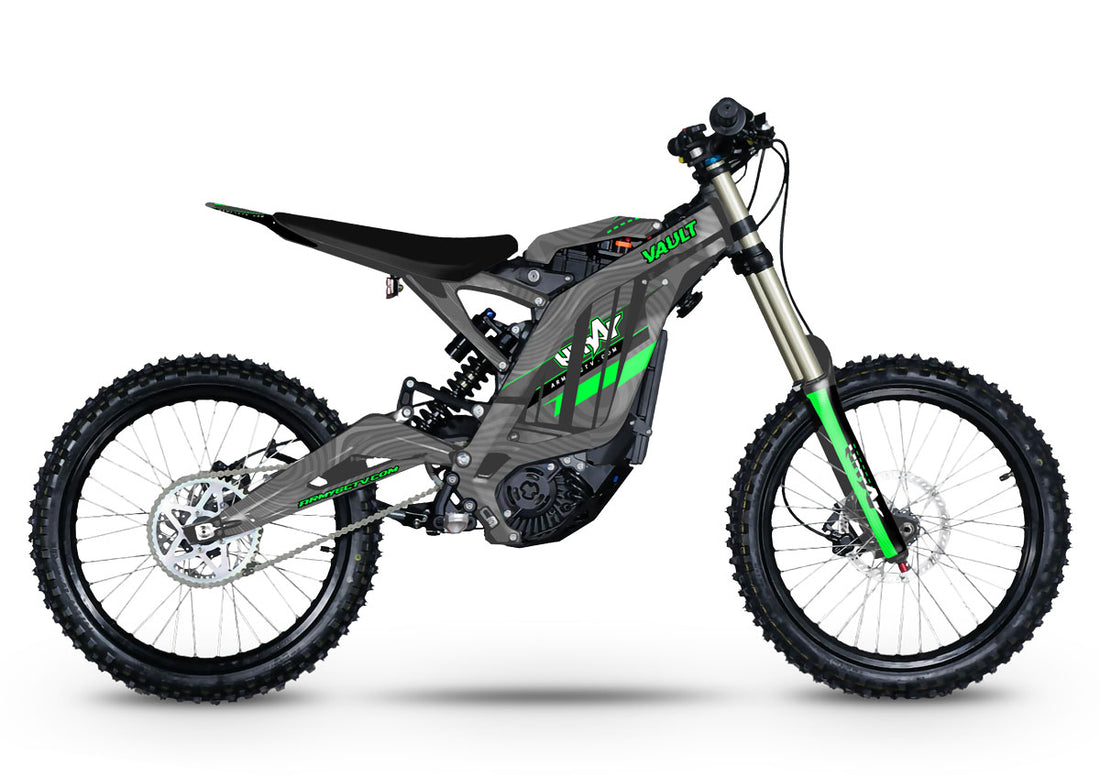 Graphic decals Sur-Ron Light-Bee Army Green - Military and robust style ...
