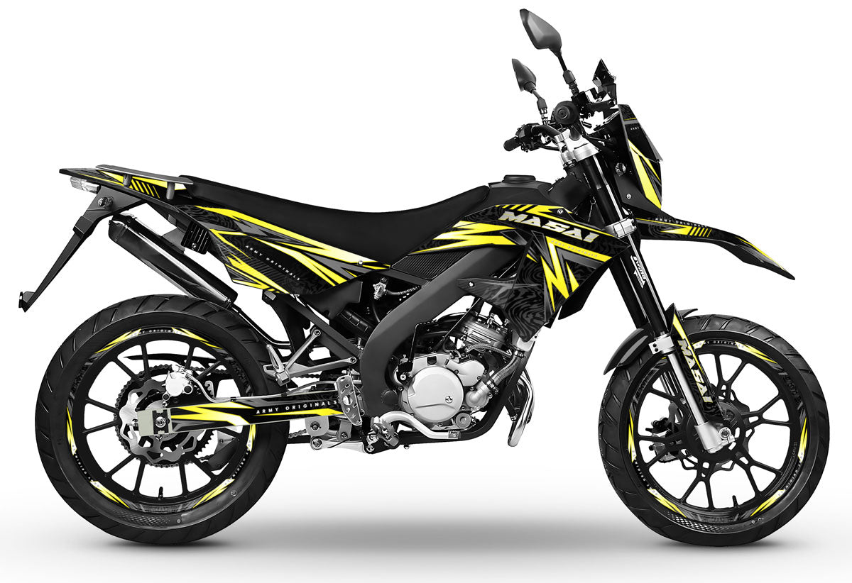 Graphics kit Masai X-Ray 50cc Alpha – Motorcycle customization – armysctv