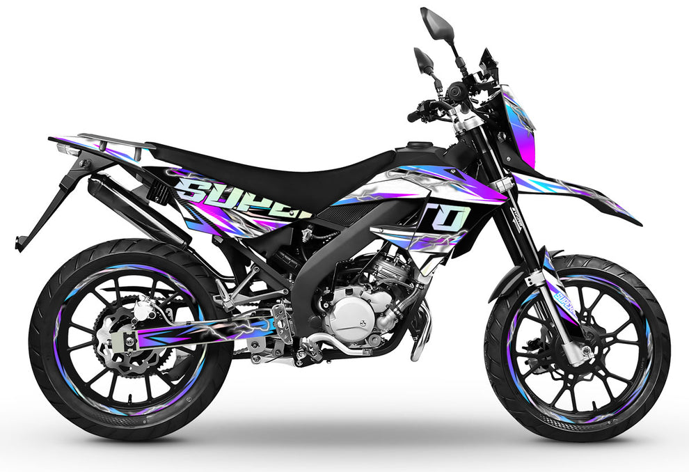 50cc Graphic decals Masai X-Ray Shiro – Elegant Minimalism and Japanese ...