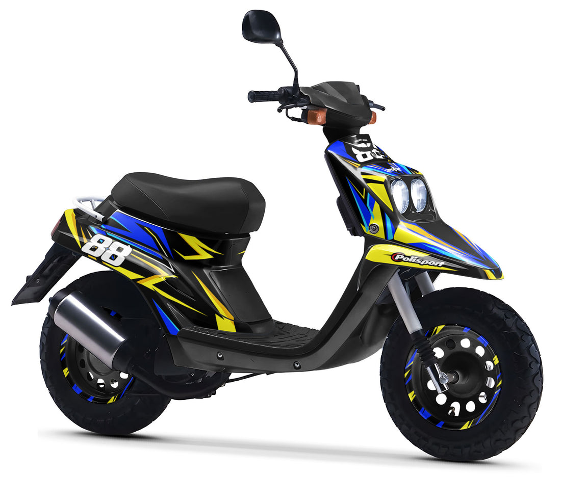 Graphic decals MBK Booster / Yamaha BW's Finder - Original and bold ...