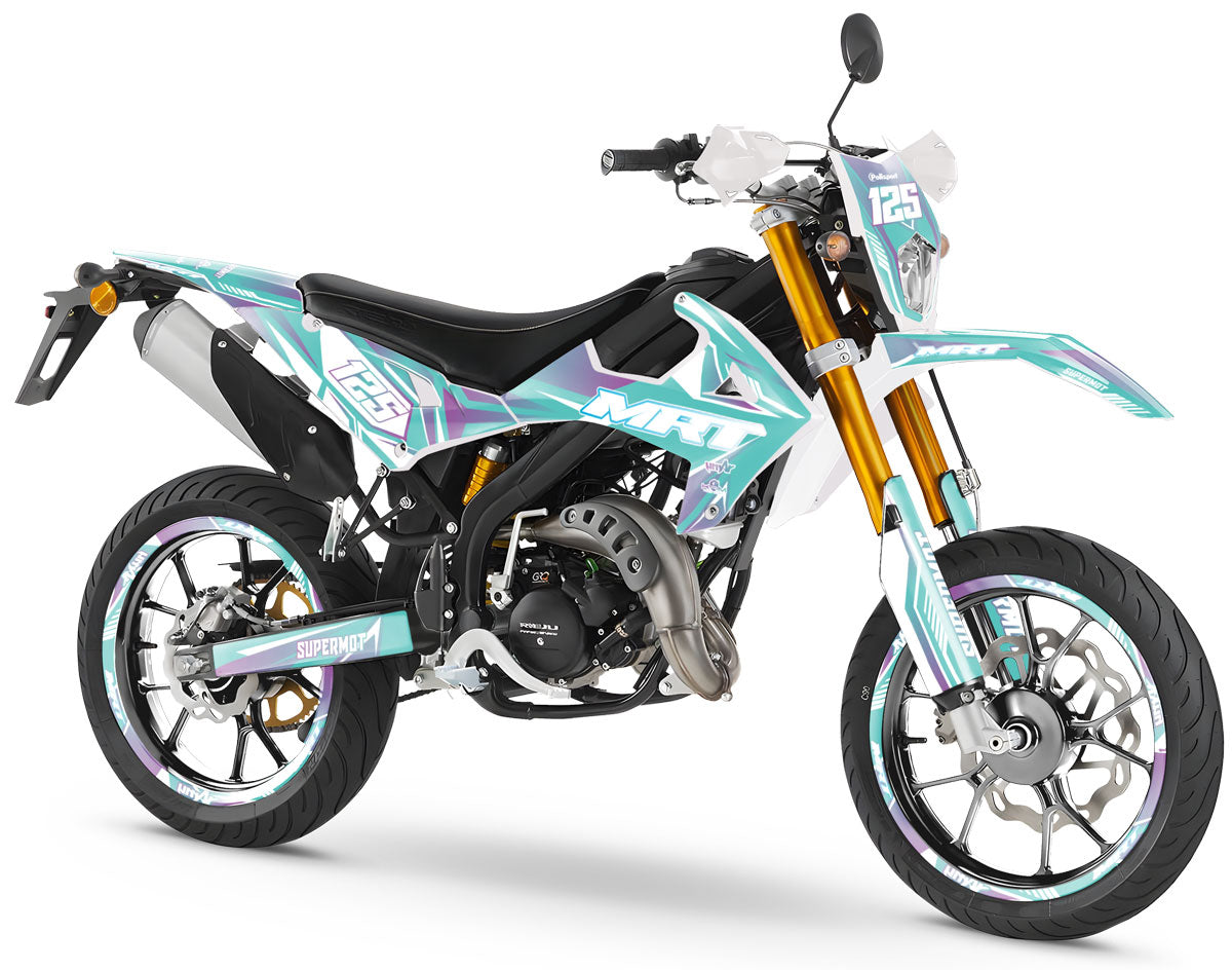 Dekalsett 50cc Rieju MRT 2022-2024 MX Sky – armysctv