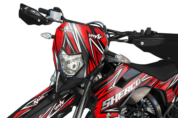 Graphics kit Sherco 50cc Cutvector – Customization and Dynamic Style ...