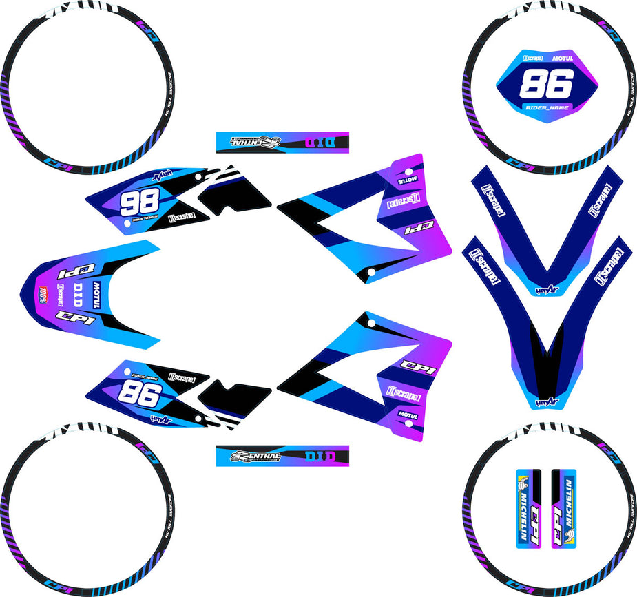 Graphic decals 50cc CPI SMX 2005-2015 Blast – armysctv