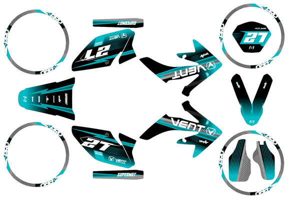 Graphic decals Vent Derapage 50cc Army Seventh - Exclusive and modern ...