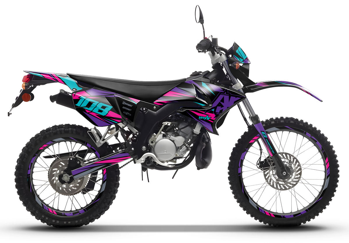 Kit déco Yamaha DT-R 50cc 2004-2012 Electrify – armysctv